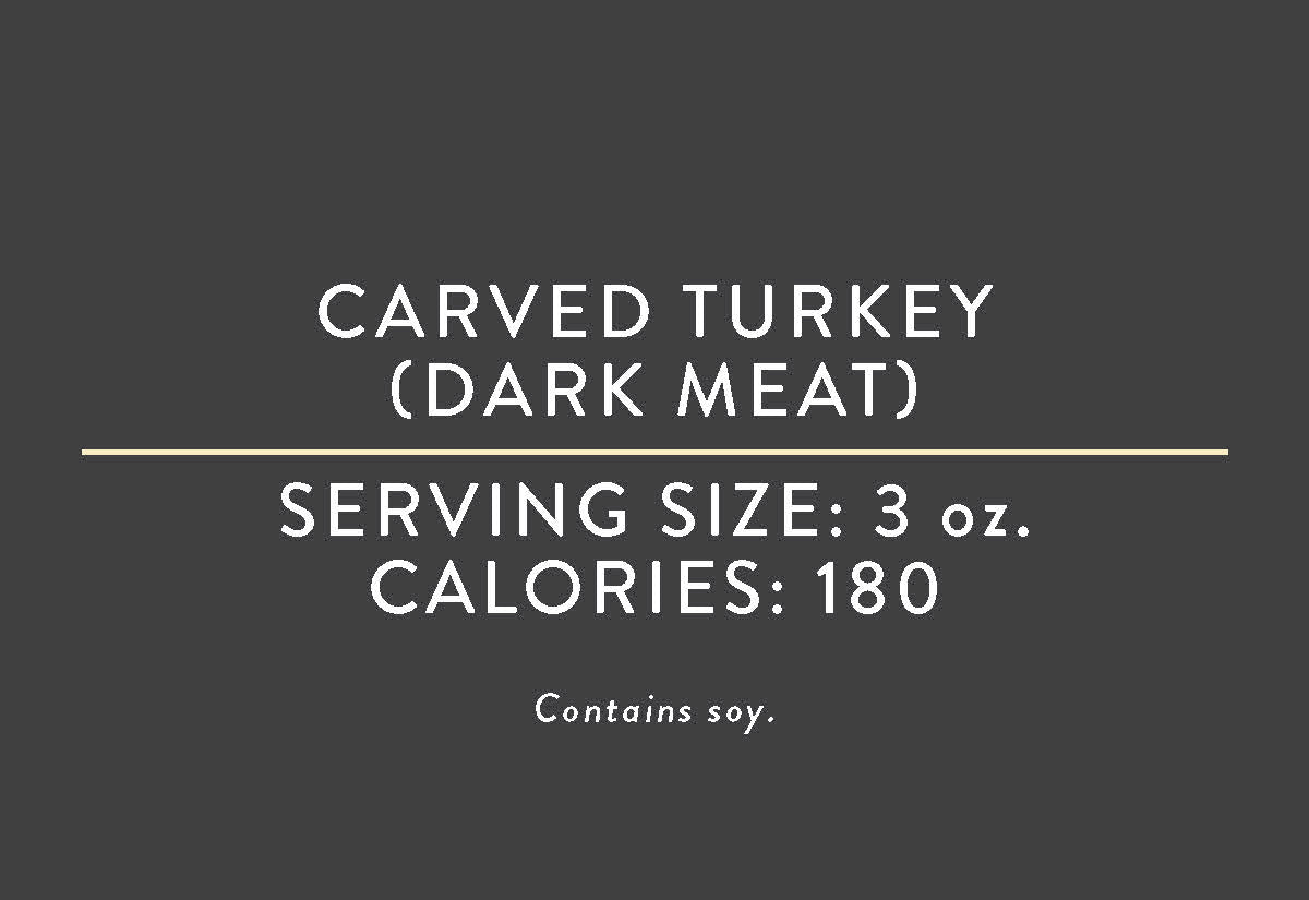 Carved Turkey (Dark Meat) (03/15/17 REV NUT) – Golden Corral FDA Buffet ...