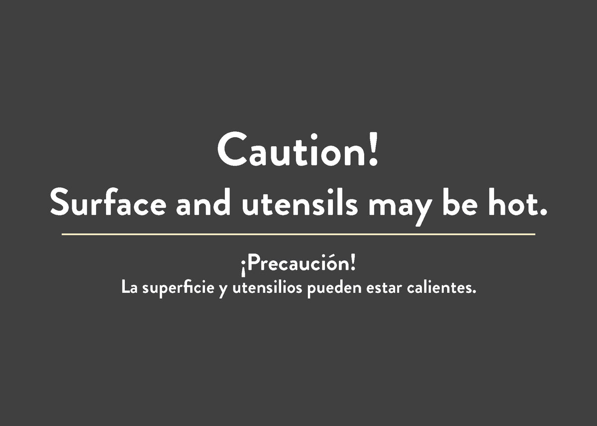 Caution Hot! Bar Sign – Golden Corral FDA Buffet Labels