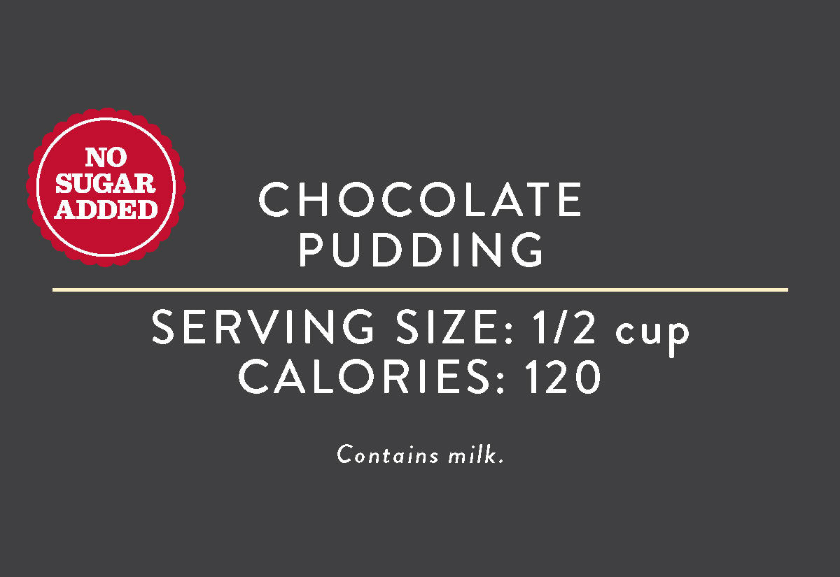 Chocolate Pudding (No Sugar Added) – Golden Corral FDA Buffet Labels