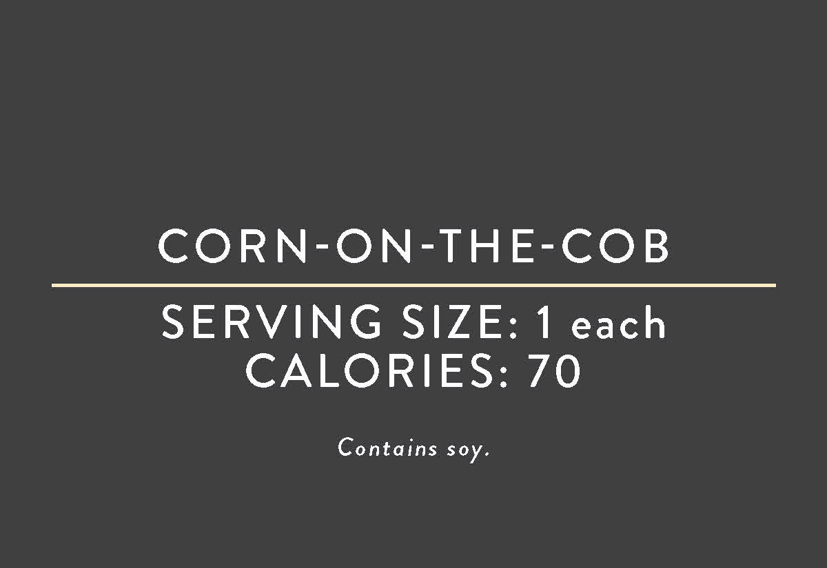 Corn-on-the-Cob (03/15/17 REV NUT) – Golden Corral FDA Buffet Labels
