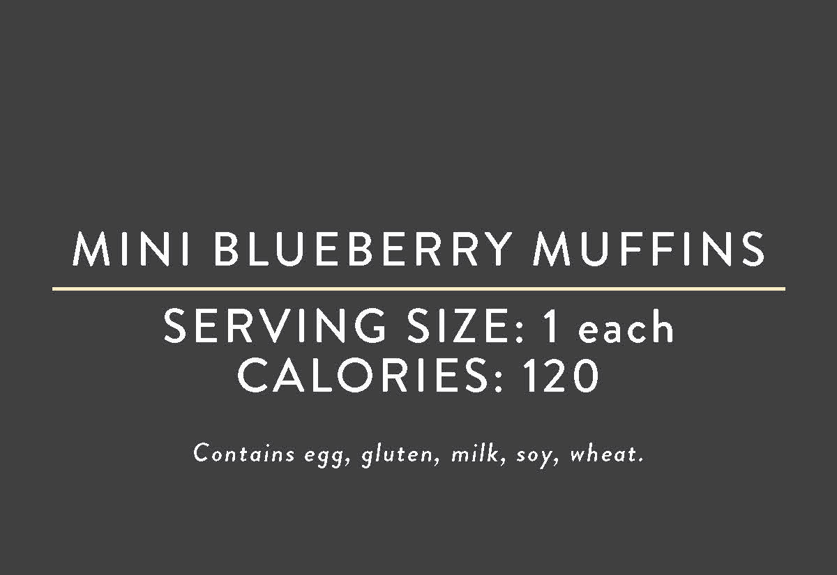 Mini Blueberry Muffins (03/15/17 REV NUT) – Golden Corral FDA Buffet Labels