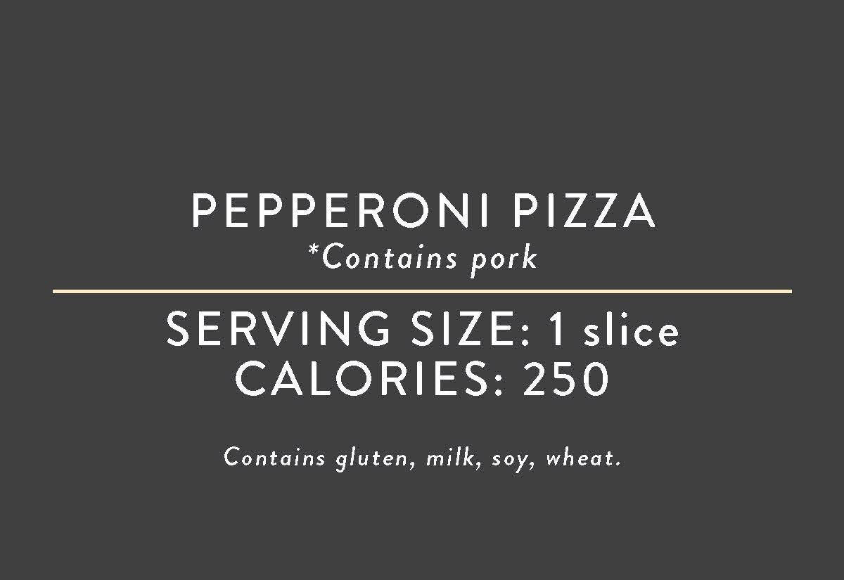 Pepperoni Pizza (05/07/17 REV NUT) – Golden Corral FDA Buffet Labels