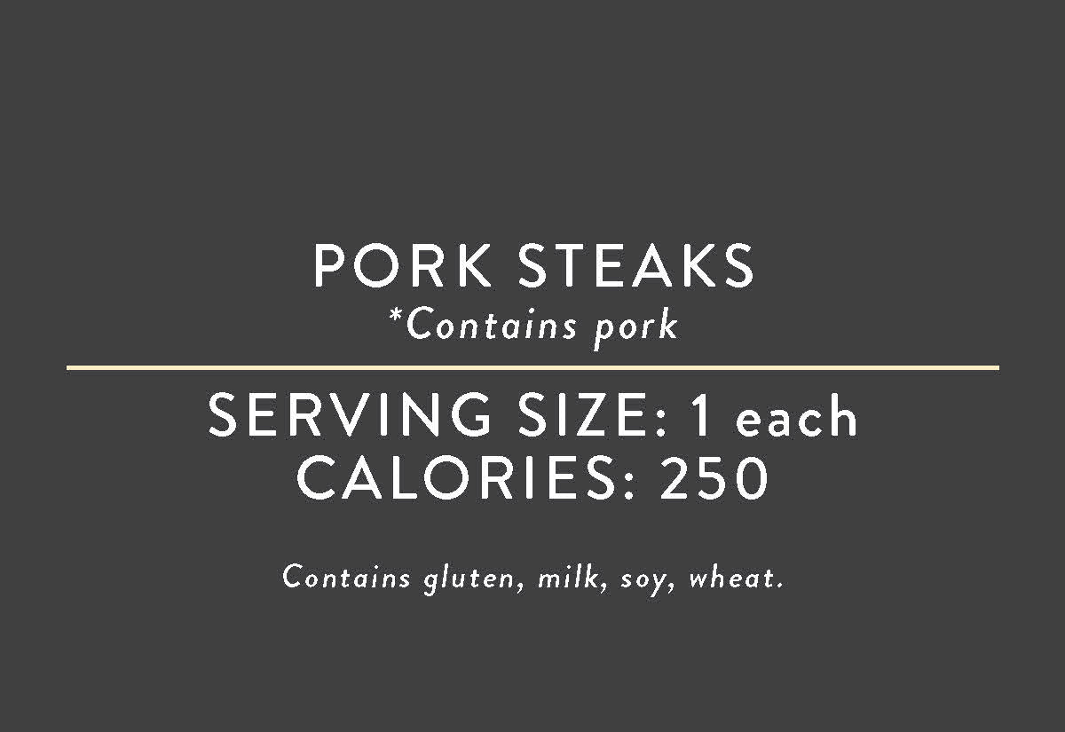 Pork Steaks (03/15/17 REV NUT) – Golden Corral FDA Buffet Labels
