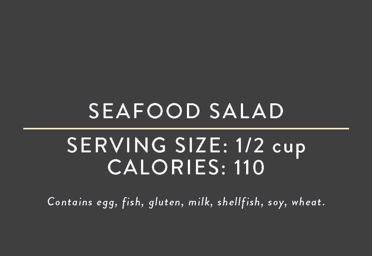 Seafood Salad (03/15/17 REV NUT) – Golden Corral FDA Buffet Labels
