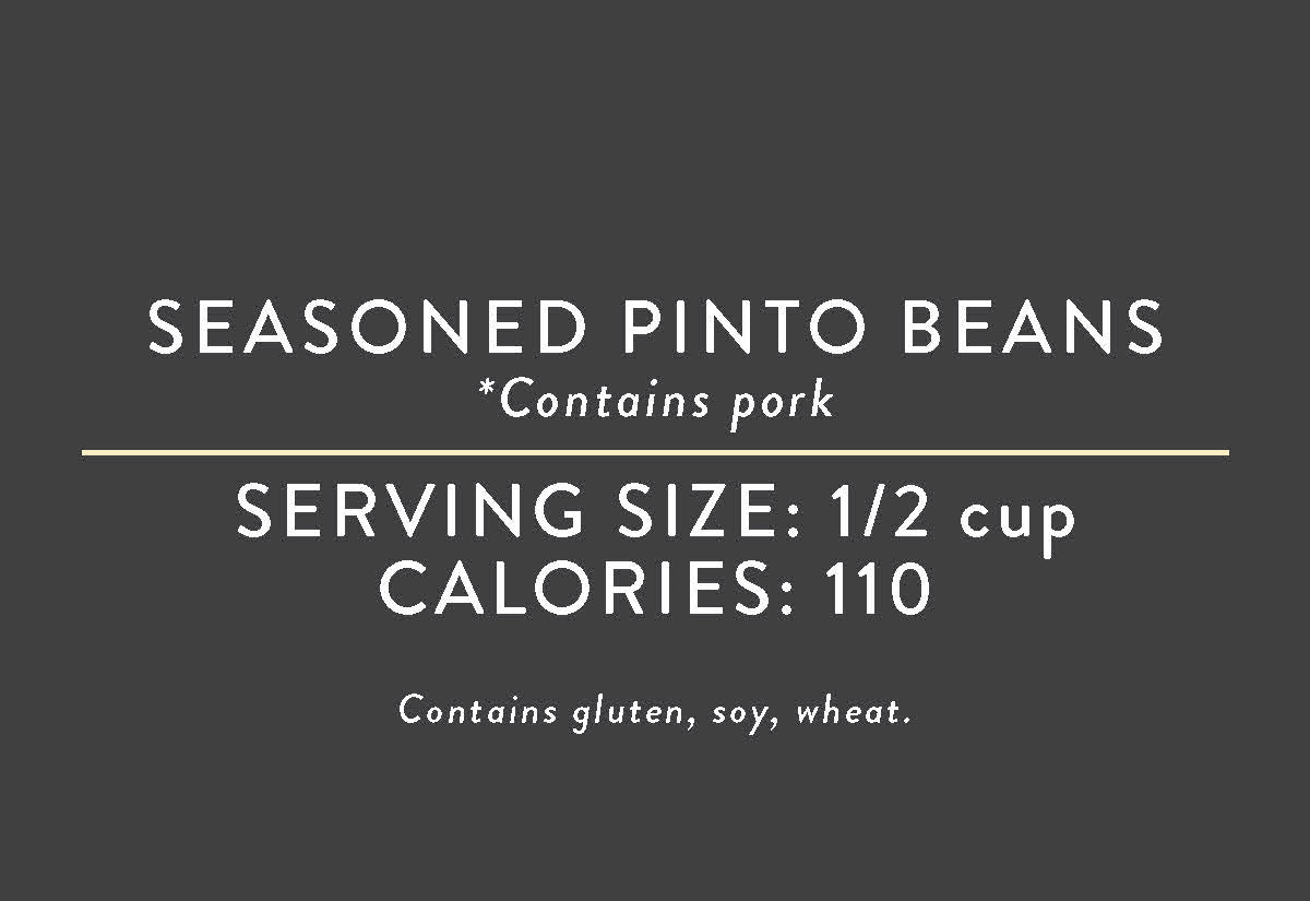 Seasoned Pinto Beans (03/15/17 REV NUT) – Golden Corral FDA Buffet Labels