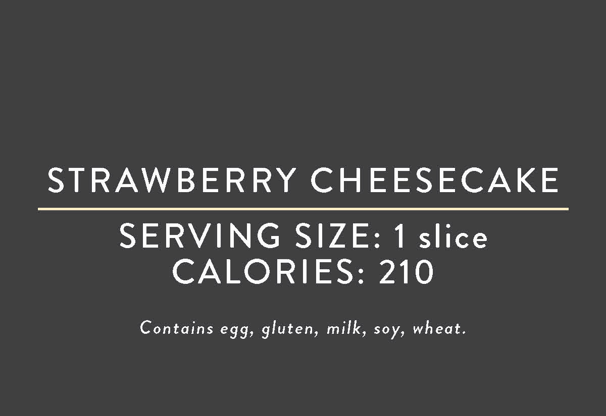 Strawberry Cheesecake (03/15/17 REV NUT) – Golden Corral FDA Buffet Labels