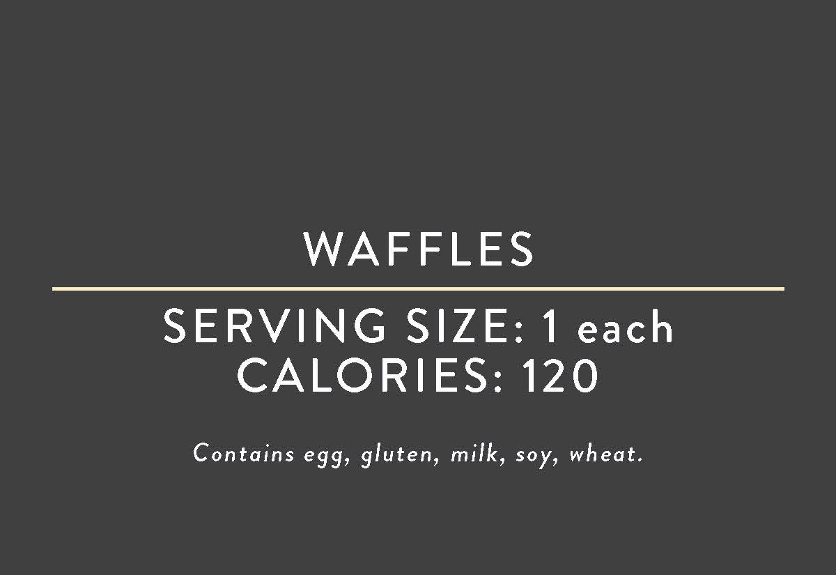 Waffles (12/11/19 REV NUT) – Golden Corral FDA Buffet Labels